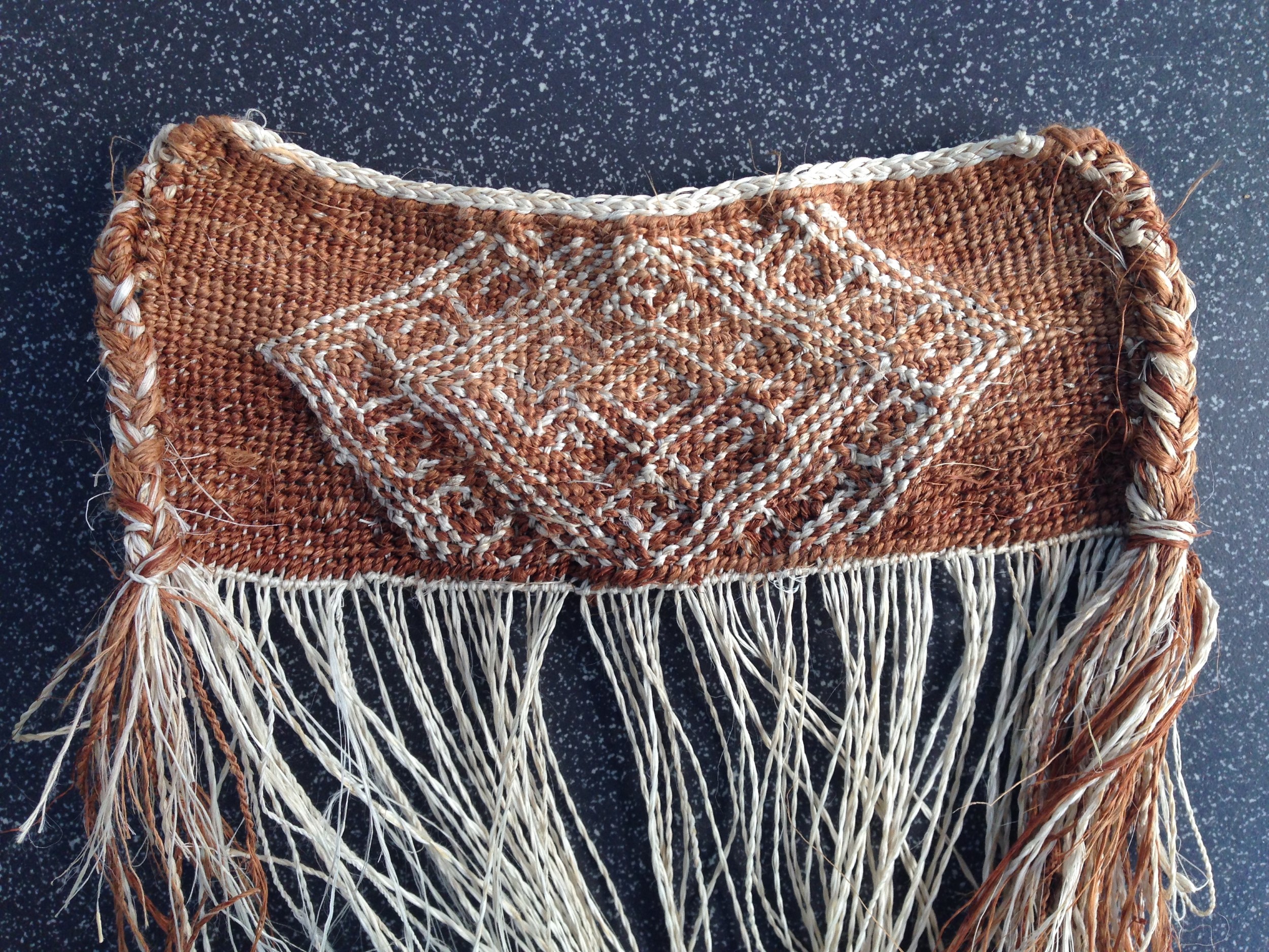 Replication of a Maori Ethnographic Textile Hem Border Pattern | The ...