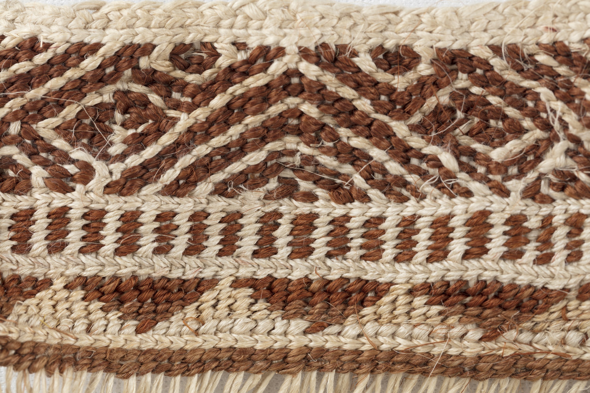 Replication of a Maori Ethnographic Textile Hem Border Pattern | The ...